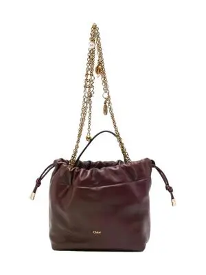Chloé Icons Charms Chain-strap Shoulder Bag - Red