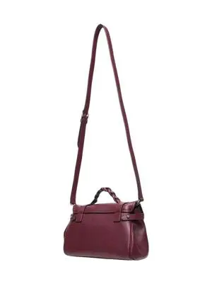Mulberry Mulberry Alexa Braided-Handle Shoulder Bag Red