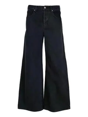 NILI LOTAN Marlene Wide-leg Jeans - Black