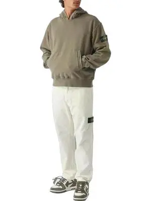 Stone Island Stone Island Logo Patch Hoodie Neutrals