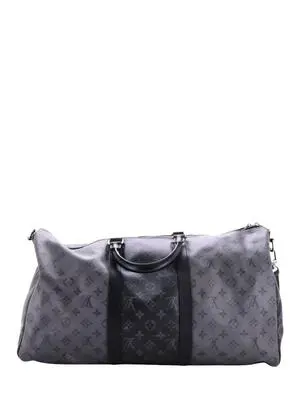 LOUIS VUITTON LOUIS VUITTON Keepall Bandouliere Travel Bag Black