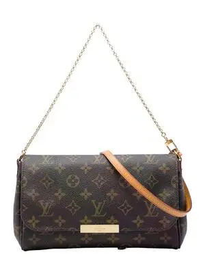 LOUIS VUITTON Monogram Favorite Mm Satchel - Brown