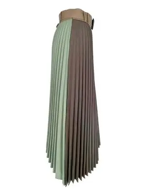 Andersson Bell Pleated Midi Skirt - Brown