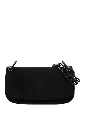 Prada Tessuto Swing Chain Shoulder Bag - Black