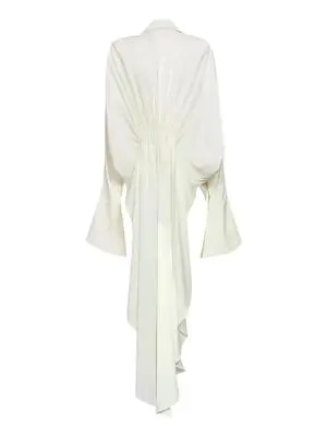 AMEN Amen Wrap-Front Asymmetric Shirt