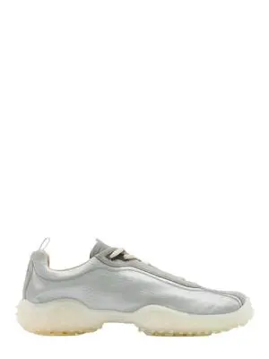 Miu Miu Miu Miu Bubble Technical-Fabric And Suede Sneakers Grey
