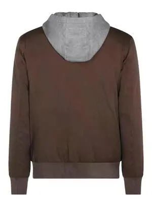 ELEVENTY Eleventy Silk Hooded Jacket