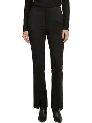 Alice + Olivia Emiko Split-cuff Trousers - Black