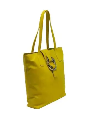 BVLGARI Chandra Flap Tote Bag - Yellow