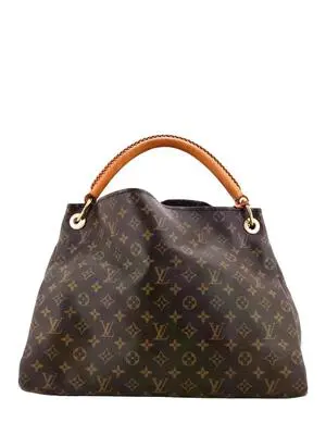 LOUIS VUITTON Artsy Monogram Canvas Mm Hobo Bag - Brown