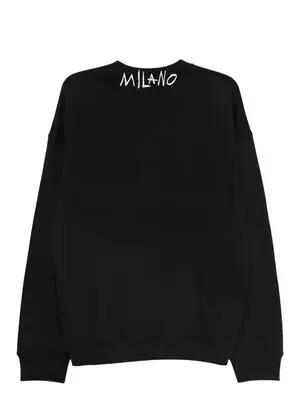 Just Cavalli Logo Print Sweater - Black