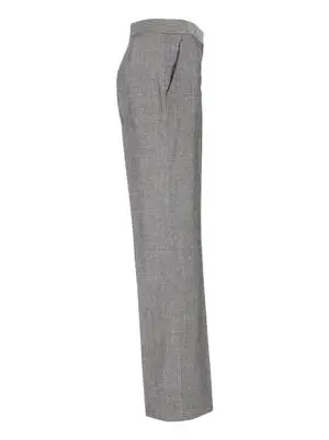 Stella McCartney Twill Straight Leg Trousers - Grey