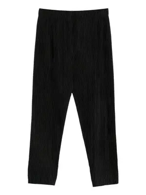 ISSEY MIYAKE ISSEY MIYAKE Pleated Cropped Trousers