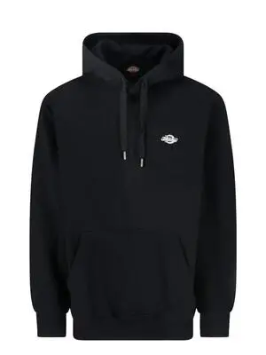 Dickies Logo Print Hoodie - Black