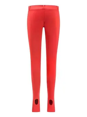 Gucci Cut-out Stretch Jersey Trousers - Red