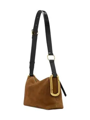 Marc Jacobs Marc Jacobs Scene Suede Shoulder Bag Brown