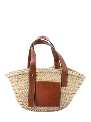 Loewe Small Raffia Tote Bag - Neutrals