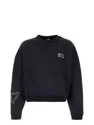 NEW BALANCE Athletics Crafted Fleece Crew Sweatshirt - Blue