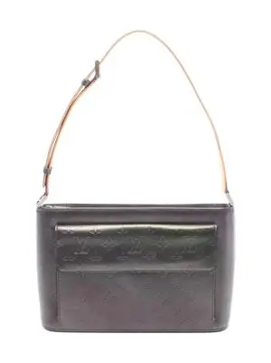 LOUIS VUITTON Monogram Mat Alston Shoulder Bag - Grey