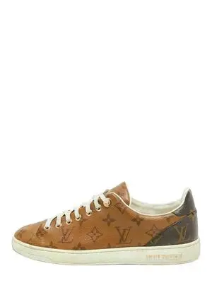 LOUIS VUITTON Monogram Canvas Front Row Sneakers - Brown