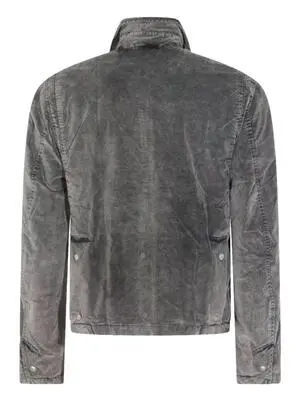 THOM KROM Thom Krom Faded Effect Zip-Up Denim Jacket
