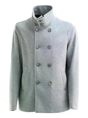 HERNO Herno Double-Breasted High-Neck Coat