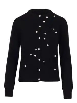 VIVETTA Button-Embellished Cardigan