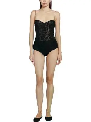 PAULINE DUJANCOURT Lace Body - Black