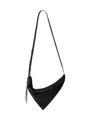 LEMAIRE Pocket Scarf Bag In Pony-style Leather - Black