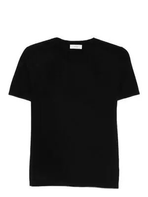 GRIFONI Fine-knit T-shirt - Black