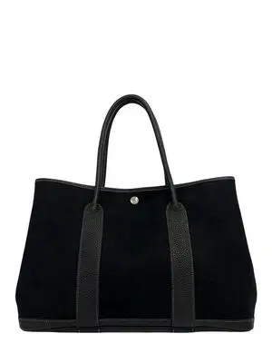 HERMÈS Hermès 2006 Toile And Negonda Garden Party 36 Tote Bag