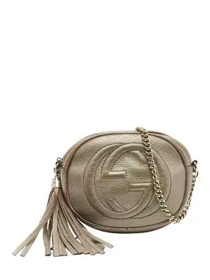 Gucci Gucci Soho Disco Crossbody Bag Gold
