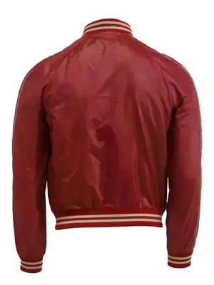 Celine Varsity Bomber Jacket - Red
