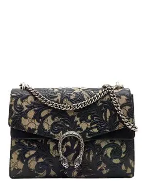 Gucci Medium Dionysus Arabesque Shoulder Bag - Black