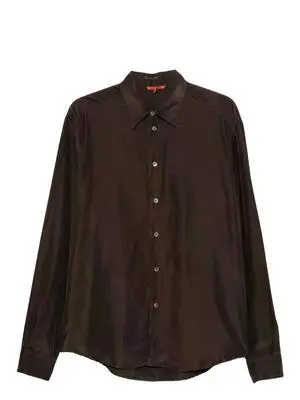 Barena Venezia Maridola Long-sleeve Button-down Shirt - Brown
