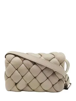 Jw Pei Beige Leather Woven Crossbody Bag - Neutrals