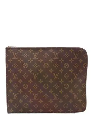 LOUIS VUITTON Monogram Document Portfolio - Brown