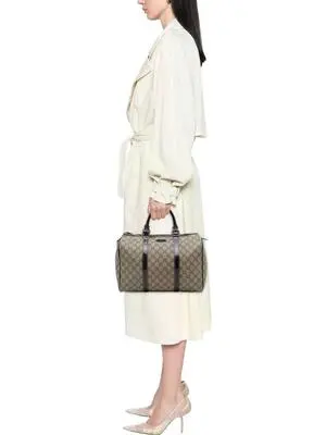Gucci Gg Supreme Joy Boston Bag - Neutrals