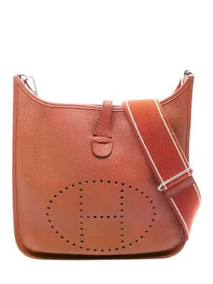Hermès HERMÈS 2021 Clemence Evelyne III PM Bag Brown