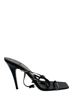 JIMMY CHOO X Off-white Jane 100 Sandals - Black