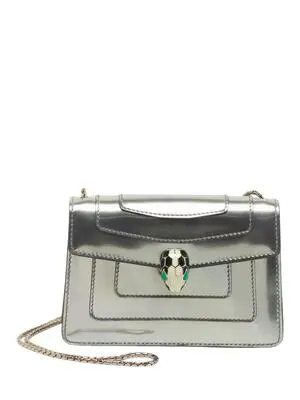 BVLGARI Bvlgari Mini Serpenti Shoulder Bag Silver