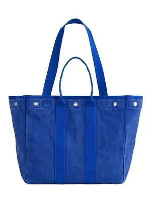 ALEX MILL Canvas Tote Bag - Cobalt