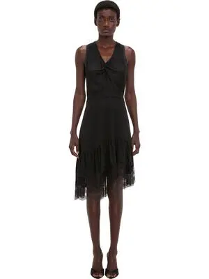 VICTORIA BECKHAM Victoria Beckham Gathered Lace Dress