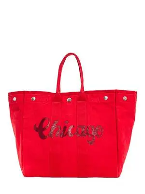 ALEX MILL Chi Perfect Weekend Tote - Tonal Red