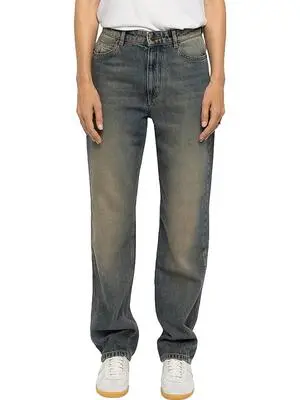 Zadig&Voltaire Straight Leg Cotton Jeans - Medium Blue