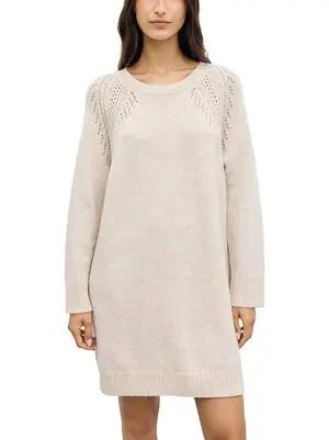 Gerard Darel Coset Wool Dress - Natural