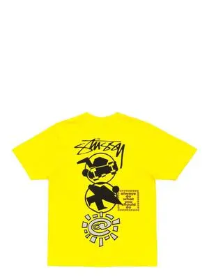 StÜssy X Always Do What You Should Do Stack T-shirt - Yellow