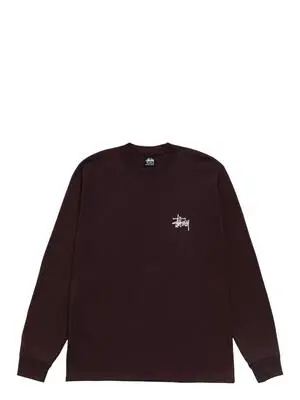StÜssy Basic Long Sleeve T-shirt - Chocolate