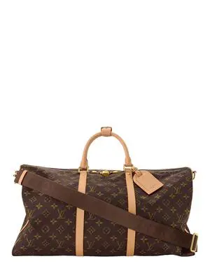 LOUIS VUITTON Keepall Bandoulière 50 - Brown