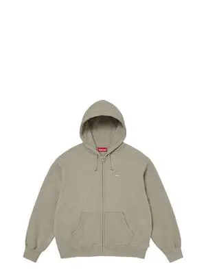 Supreme Supreme Small Box Zip Up Hooded Sweatshirt Grey